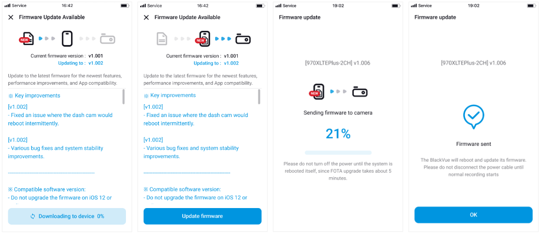 🛠️ FOTA(Firmware Over-The-Air) Update – BlackVue App, Viewer and Cloud ...