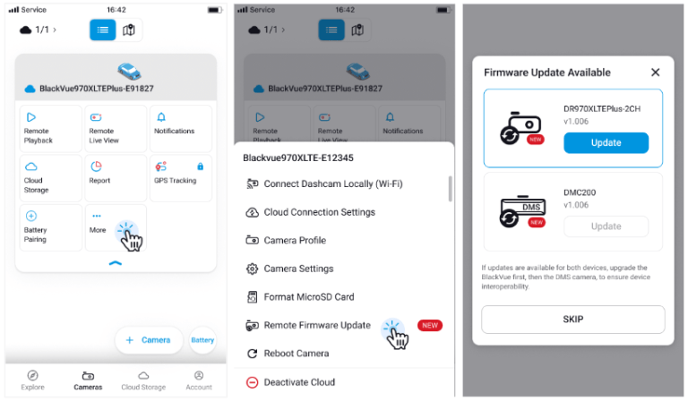 🛠️ FOTA(Firmware Over-The-Air) Update – BlackVue App, Viewer and Cloud ...